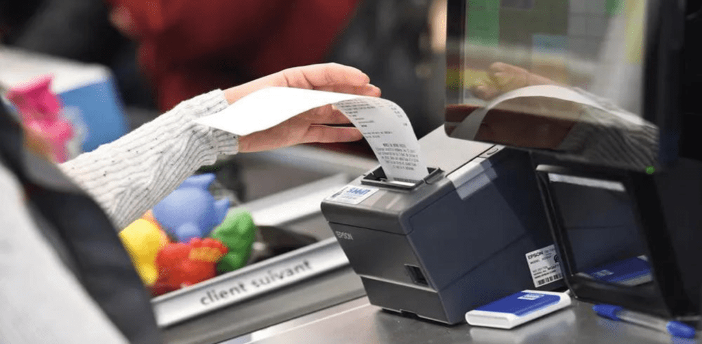 Fin de l'impression systématique des tickets de caisse papier - FIBA